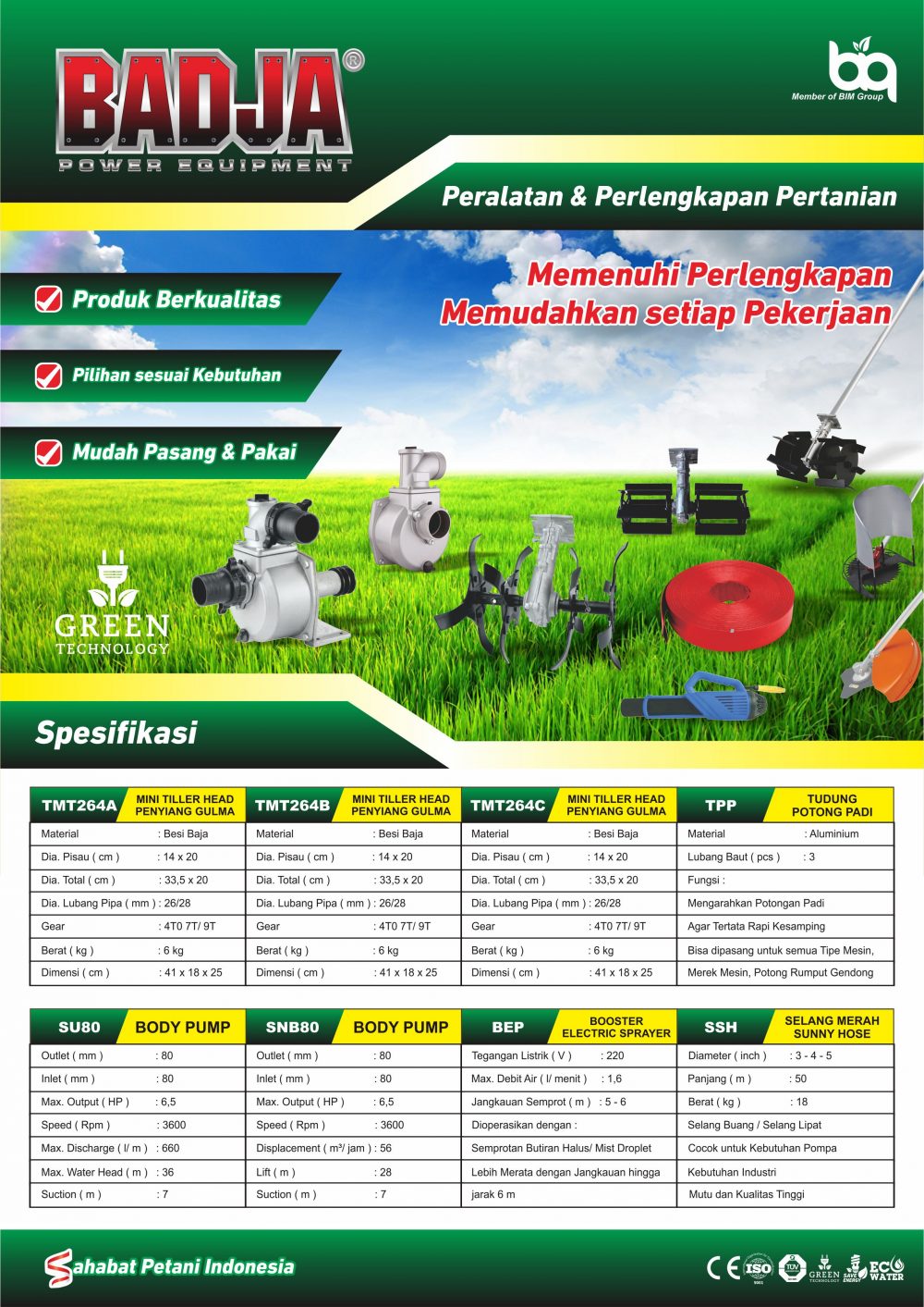 BADJA POWER EQUIPMENT – PT. Berkat Iman Mesin