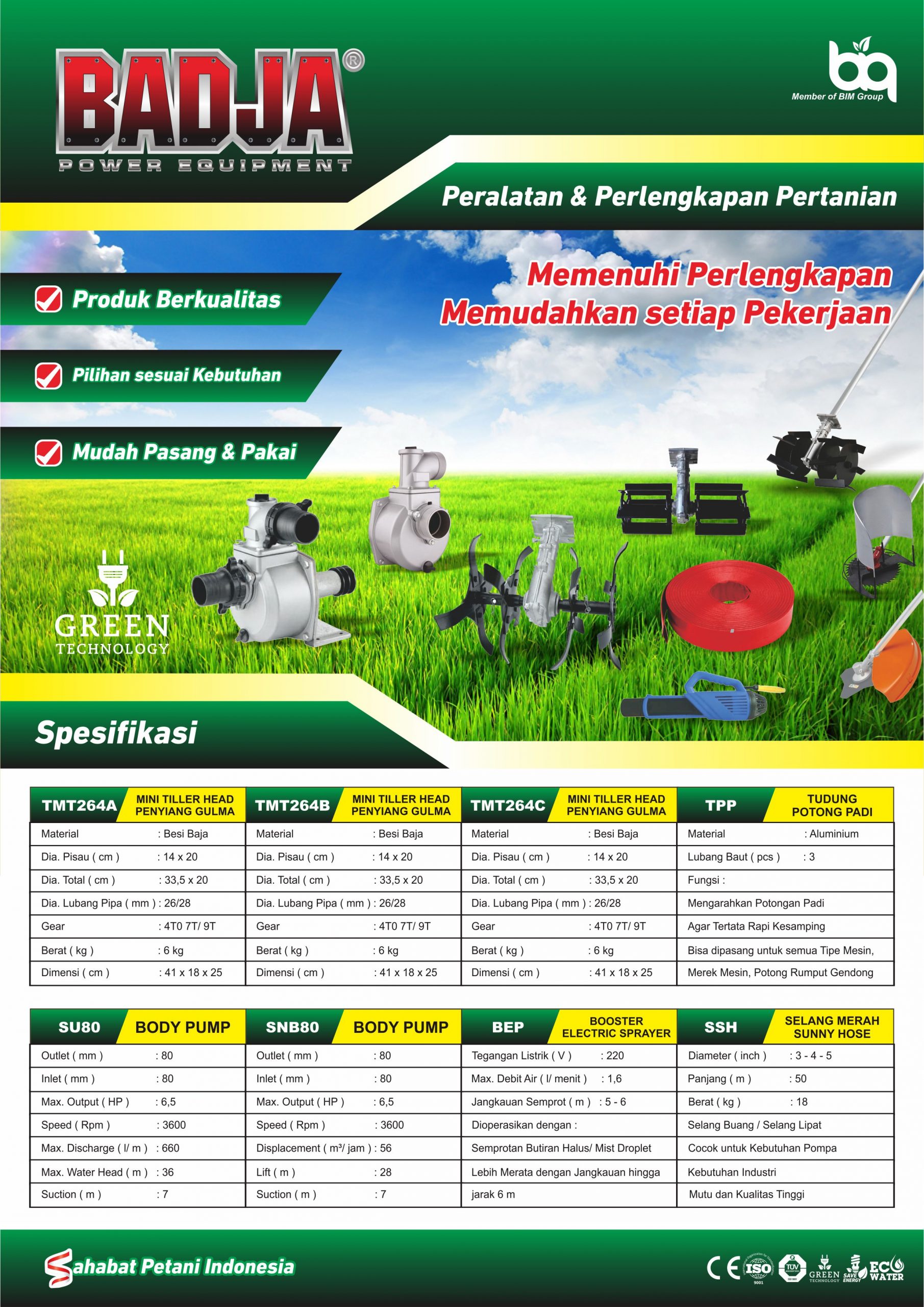 BADJA POWER EQUIPMENT – PT. Berkat Iman Mesin