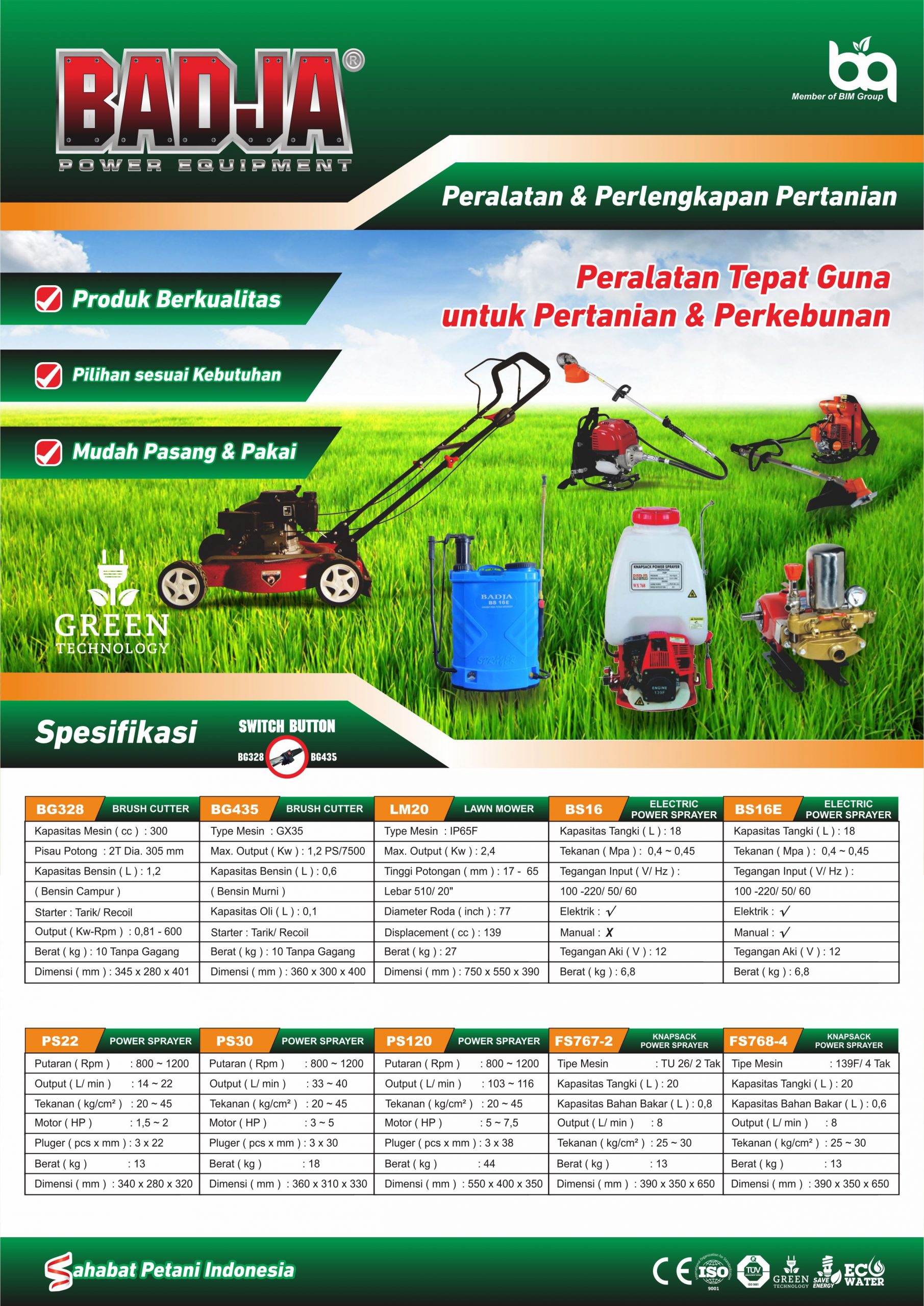 BADJA POWER EQUIPMENT – PT. Berkat Iman Mesin